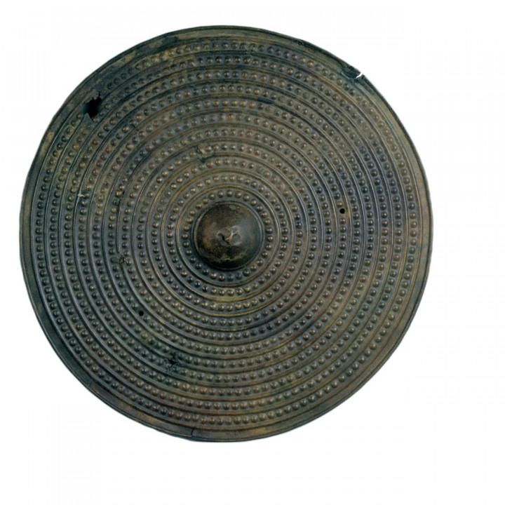 3D Printable Bronze Age Shield by The Hunt Museum