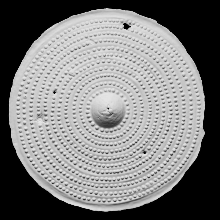 3D Printable Bronze Age Shield by The Hunt Museum
