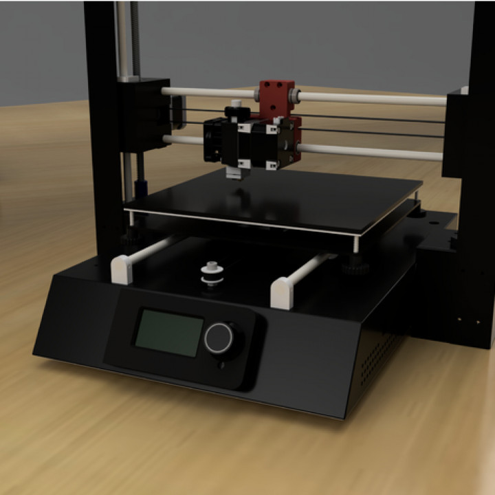 3D Printable ANYCUBIC I3 MEGA MARLIN LCD SCREEN by Bart