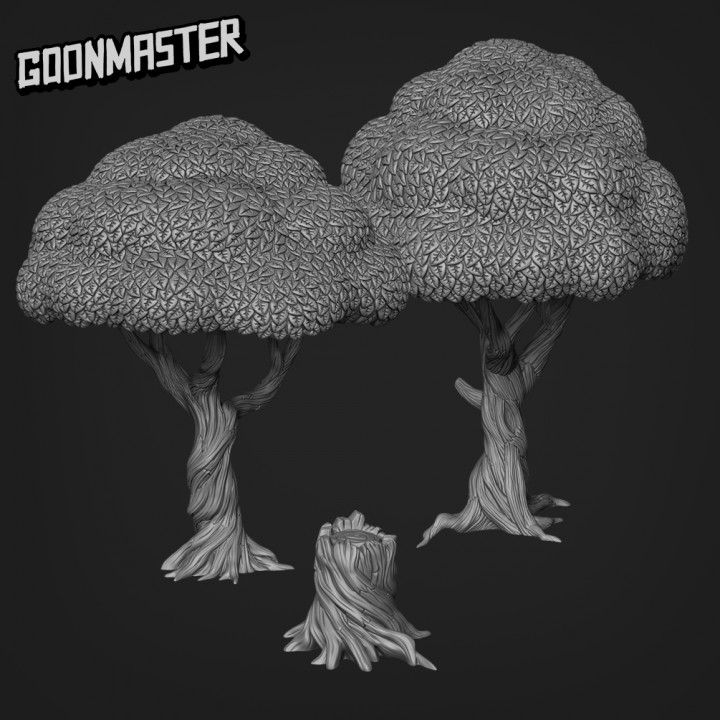 3D Printable Forest Tree Bundle by Goon Master