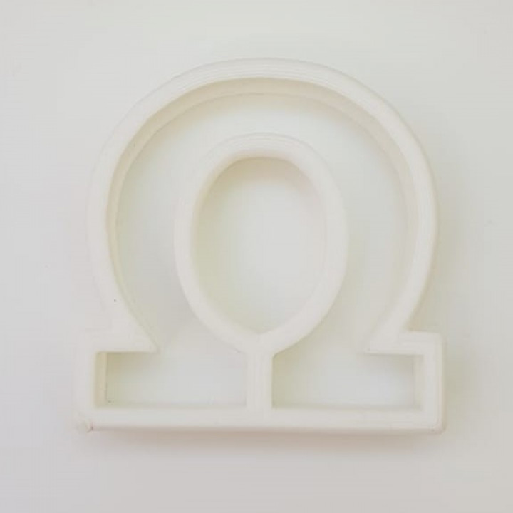 3D Printable Omega Cookie Cutter by Ver Flix