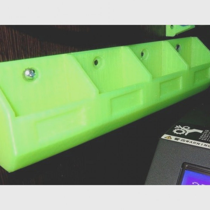 3D Printable Wall Storage Bins by Aleksandr Aleksandrov