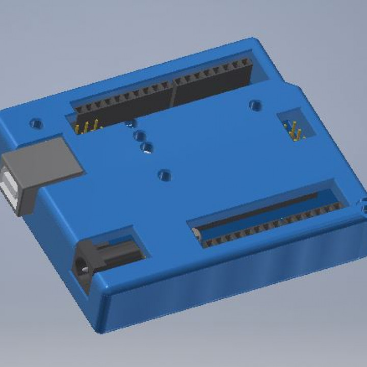 3D Printable Arduino UNO Case by Patryk Balazy