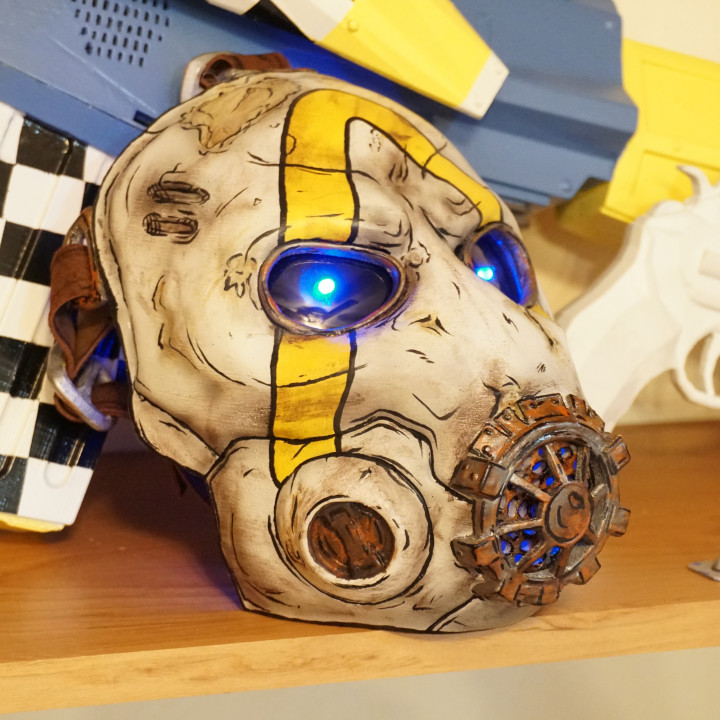 3D Printable Borderlands 3 Psycho Mask by 3D Printing with Sam