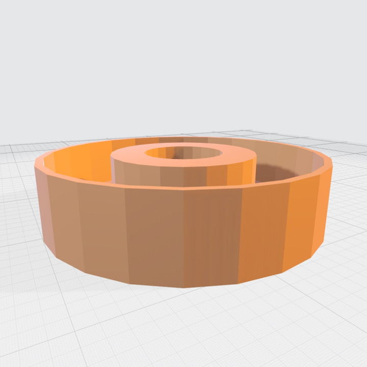 3D Printable 10mm spring guide by Stephen Frost