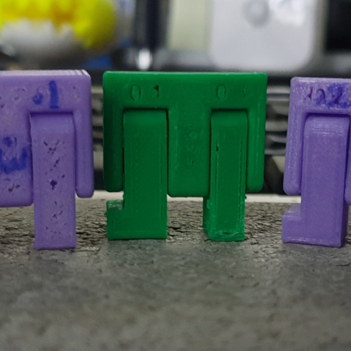 3D Printable Simple Tolerance or Gap Test by Tuan Le