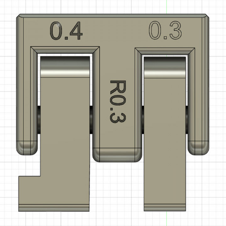 3D Printable Simple Tolerance or Gap Test by Tuan Le