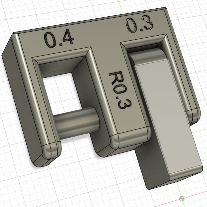 3D Printable Simple Tolerance or Gap Test by Tuan Le