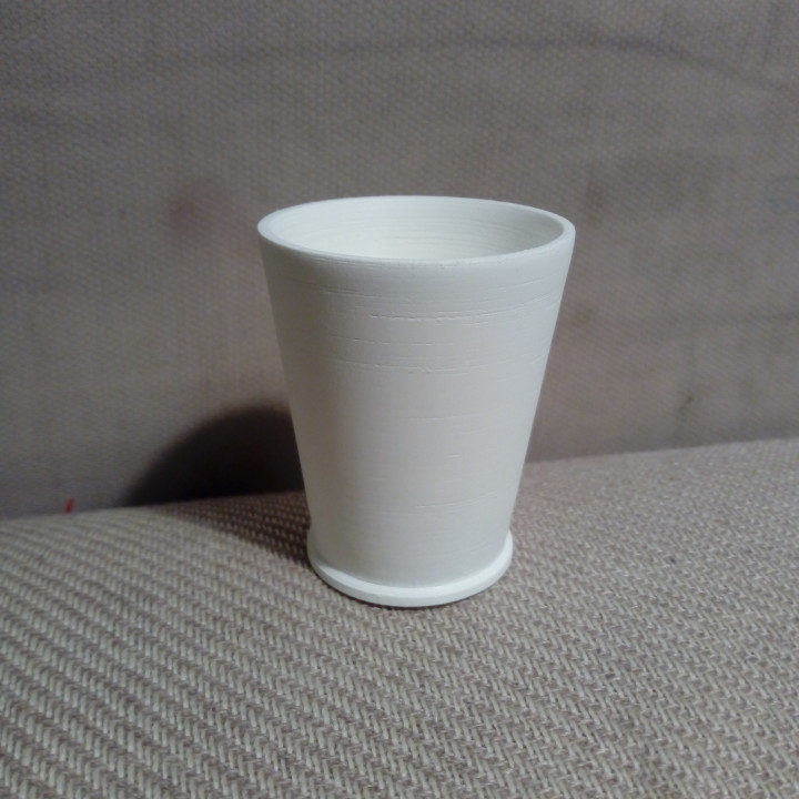3D Printable Just a shot glass by Mike Anderson