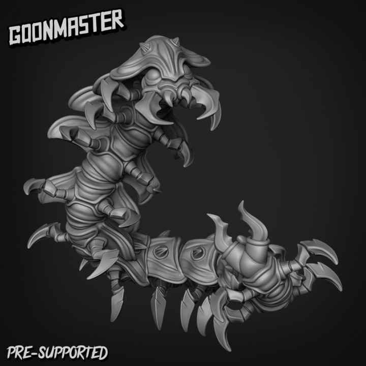 3D Printable Giant Centipede Bug by Goon Master