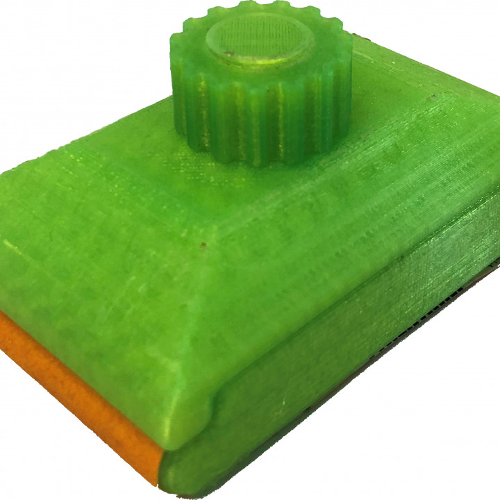 3D Printable Sandpaper Holder by Stefan