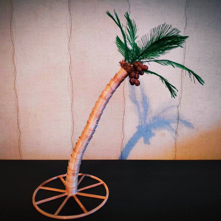 3D Printable Flexi Coconut Tree by Kalle-Iivari Mononen