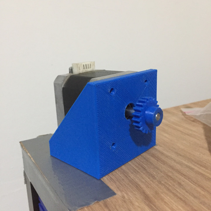3D Printable Nema 17 motor mount by Athouba Mangang
