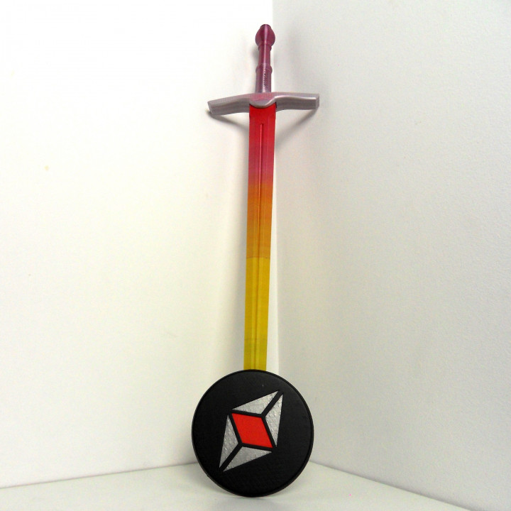 3D Printable Rainbow Sword by medyk3D