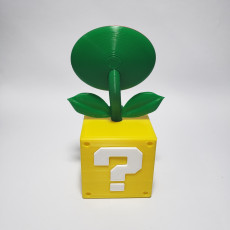 3D Printable Super Mario Fire or Ice Flower with Switch card storage by Dsk
