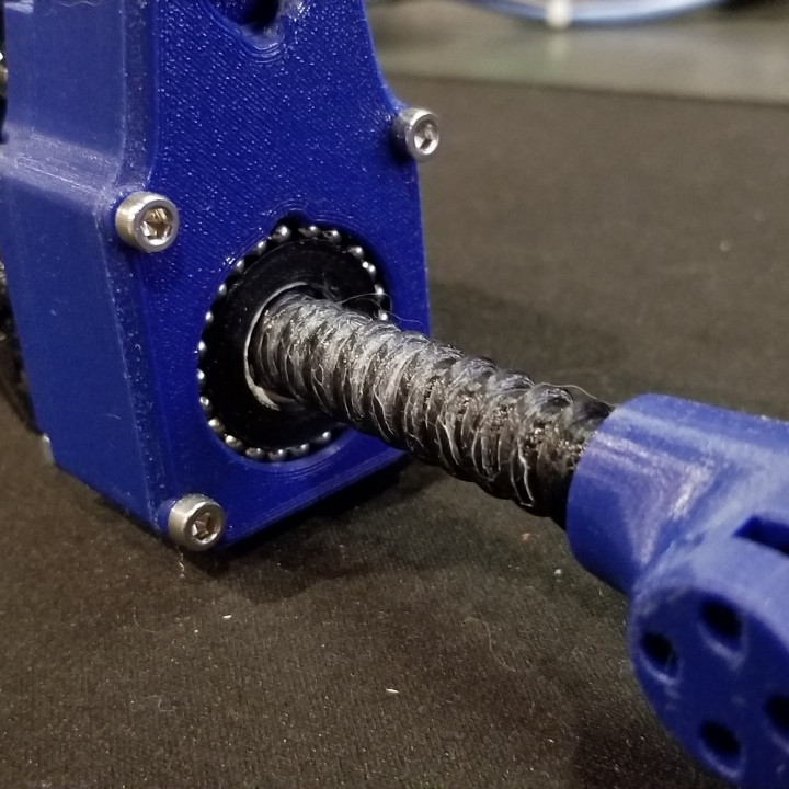 3D Printable Ball Screw Linear Actuator by Jeff Underly