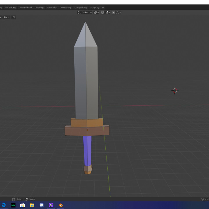 3D Printable sword by ethan