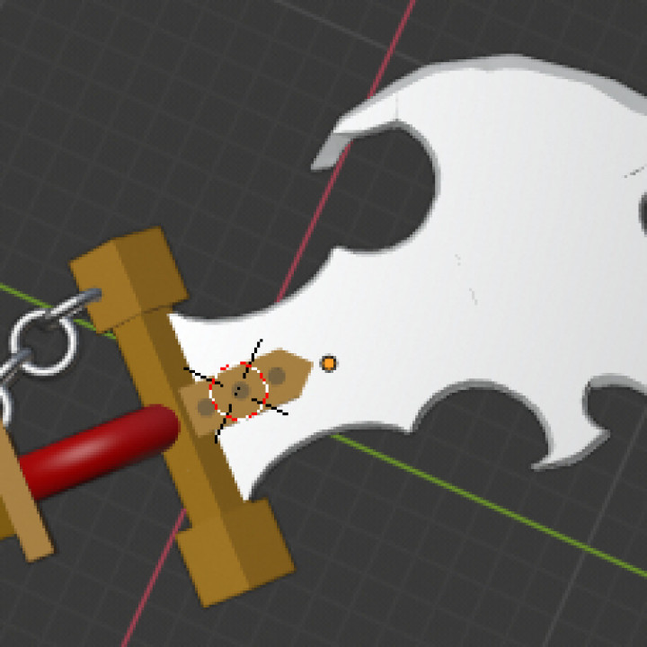 3D Printable savage lynel sword by Evan Brown