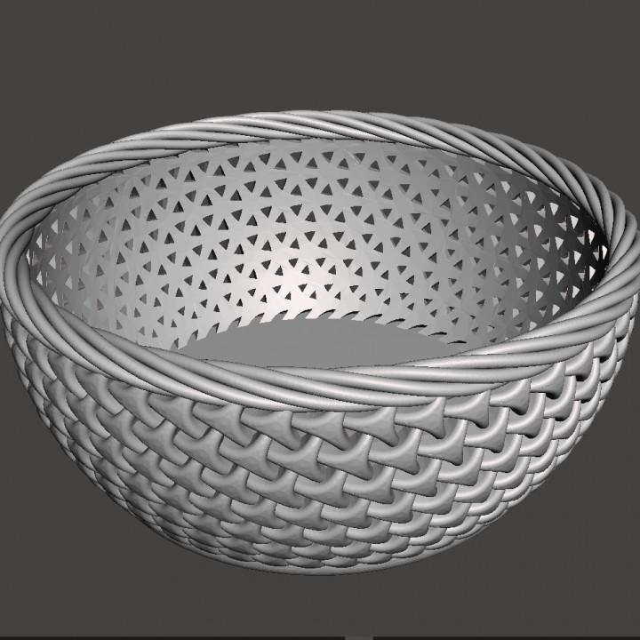 3D Printable Fruit Basket by oTTeuM sTudio