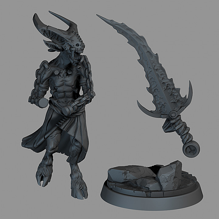 3D Printable DEMON 3 by PrintYourMonsters