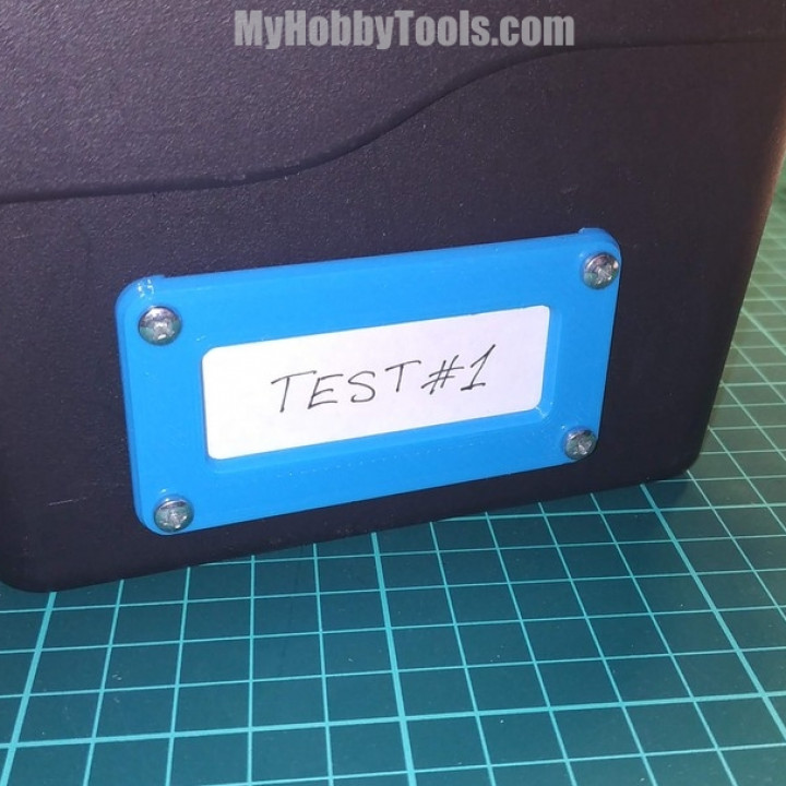 3D Printable Label Holders by Aleksandr Aleksandrov