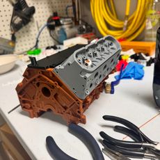 3D Printable Chevy Camaro LS3 V8 Engine - Scale Working Model by Eric G ...