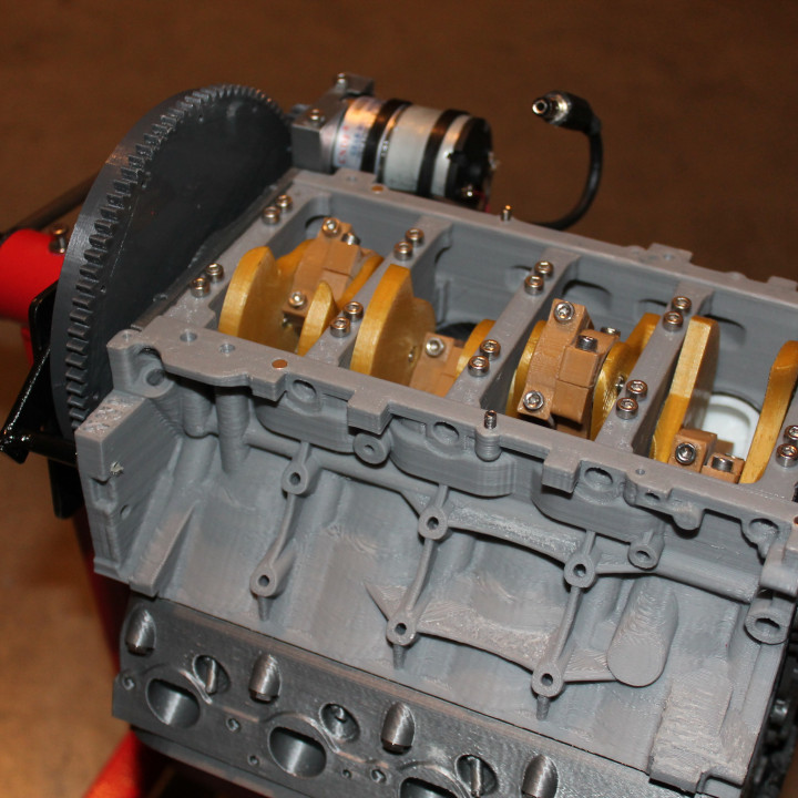 3D Printable Chevy Camaro LS3 V8 Engine - Scale Working Model by Eric G ...