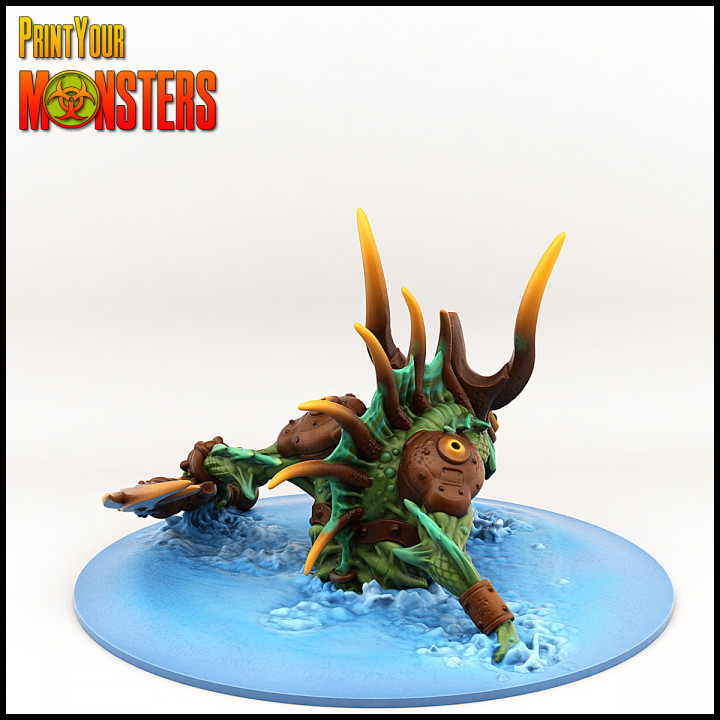 3D Printable FISHMEN 3 by PrintYourMonsters