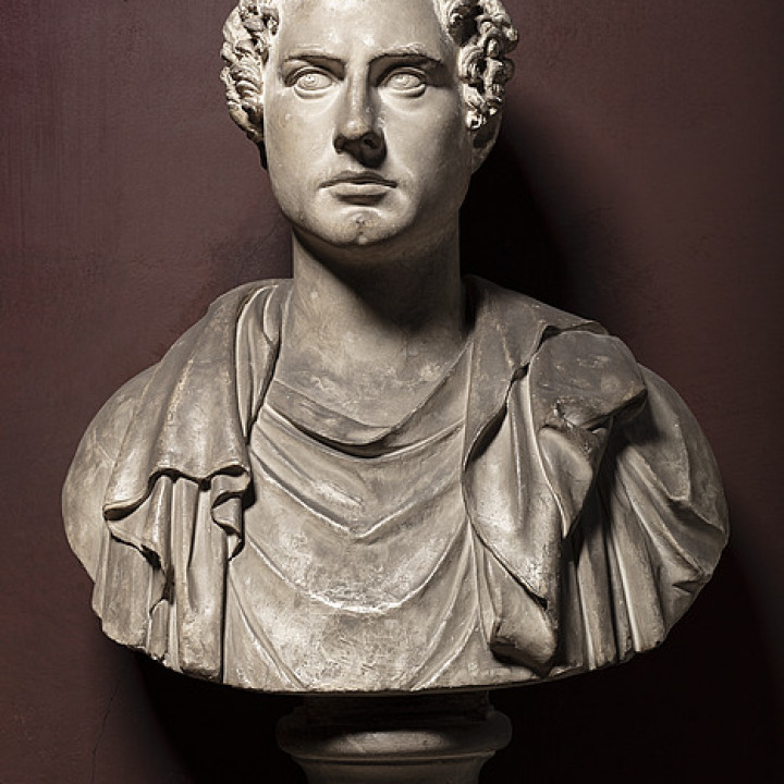 3D Printable George Gordon Byron by Thorvaldsens Museum