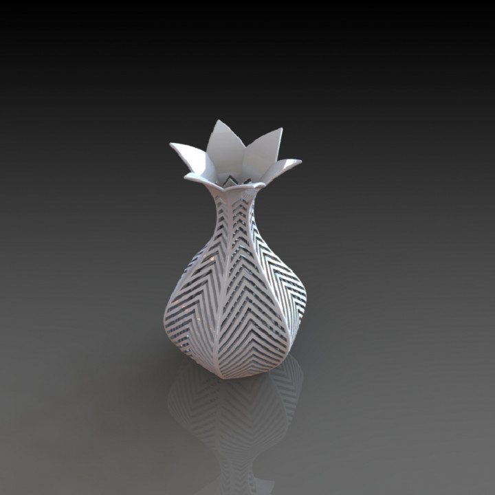 3D Printable Flower Vase by oTTeuM sTudio