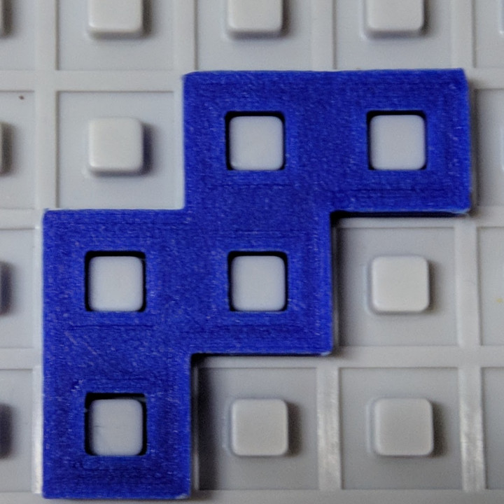 3D Printable Blockus To Go W piece by Elias
