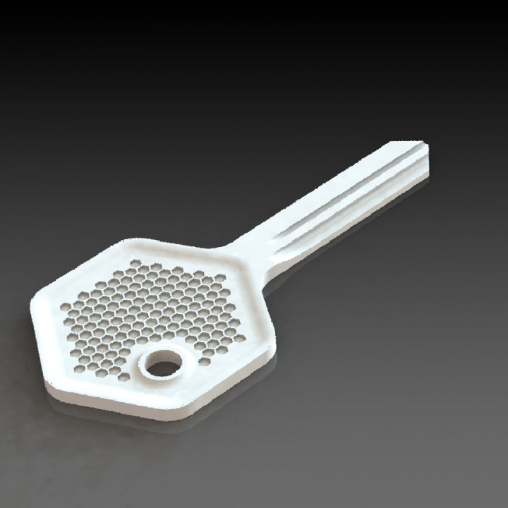 3D Printable Plastic Equipment Key by oTTeuM sTudio