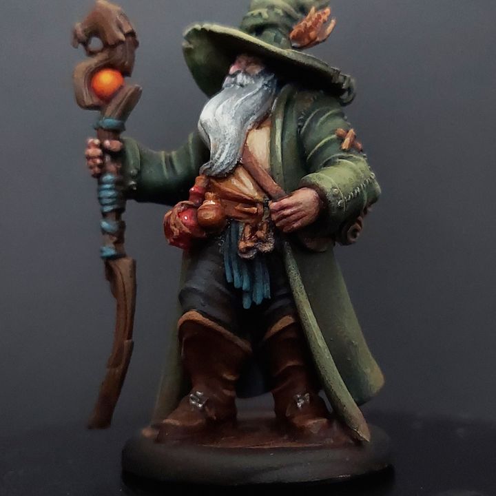3D Print of Hero Wizard (Pre-Supported) by IsauraS