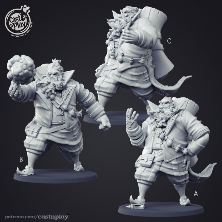 3D Printable Alchemist (Pre-Supported) by Cast n Play
