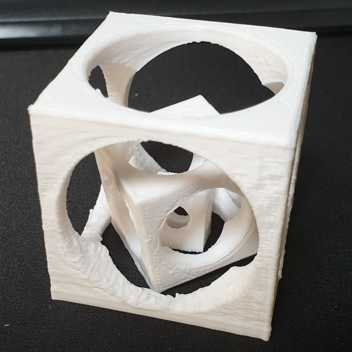 3D Printable Cube_In_Cube for FDM printer by 유우재