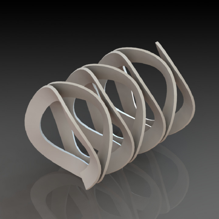 3D Printable Wave Spring by oTTeuM sTudio