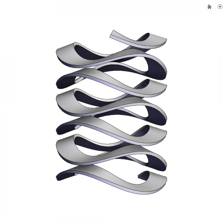 3D Printable Wave Spring by oTTeuM sTudio