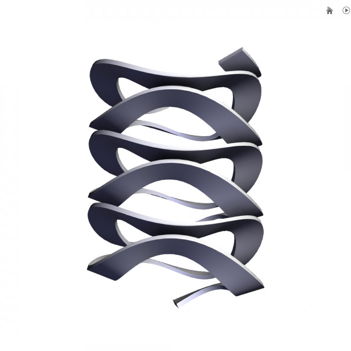 3D Printable Wave Spring by oTTeuM sTudio