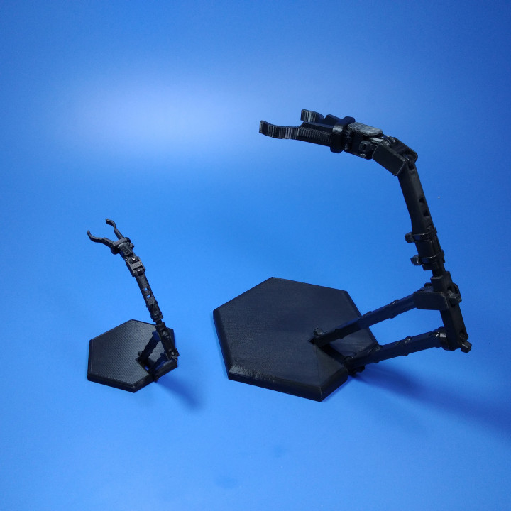 3D Printable 3D ZIPGUY UNIVERSAL ACTION FIGURE STAND VER. 2.0 by vancleefus