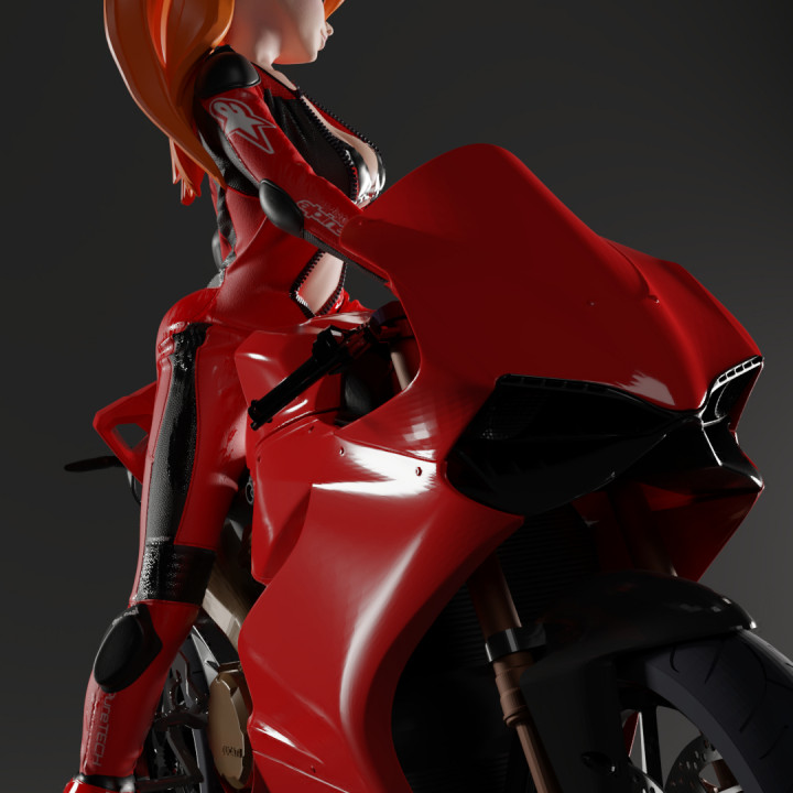 3D Printable Motorcycle Rider by Cedric GUILLOTIN