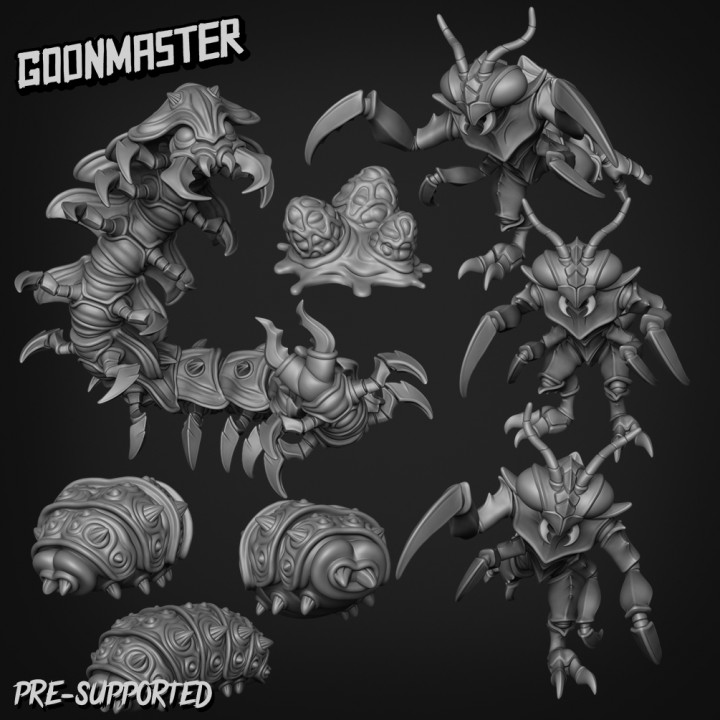 3D Printable Bug Swarm Bundle 1 by Goon Master