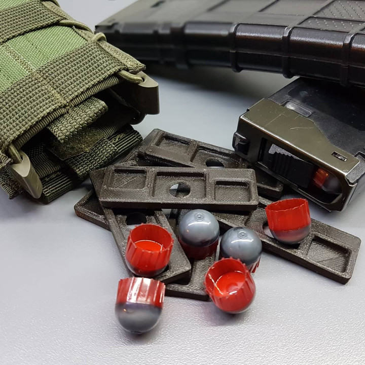 3D Printable FirstStrike T15 Magazine Pouch Inlay by Arzamas