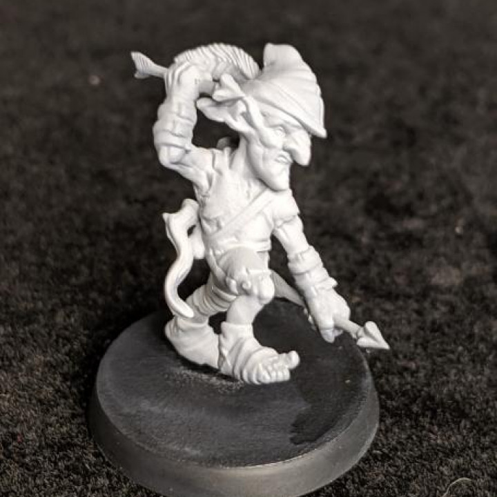 3D Printable Goblin Archer/Arrow Thrower x2 by TytanTroll Miniatures