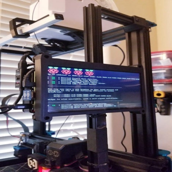 3D Printable Raspberry Pi 7 inch Touch Screen - 2020 or Wall Mount by ...