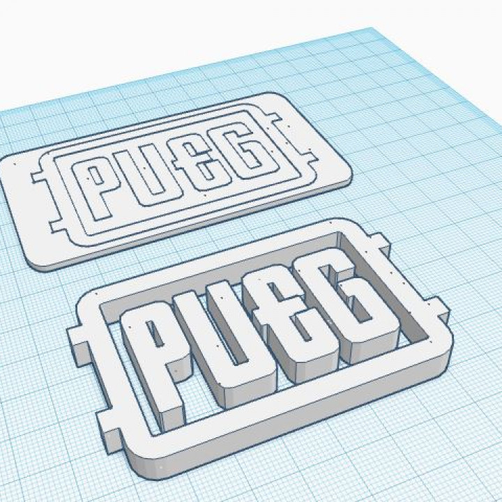 3D Printable Pubg Logo by owais khan