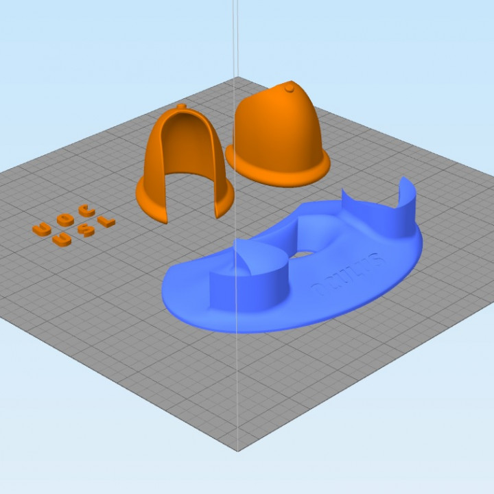 3D Printable Oculus touch stand by Milda Ciba