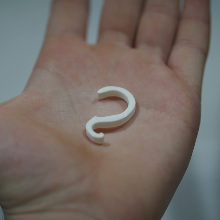 3D Printable Wall Trip Hook by Beckham Ytterdahl