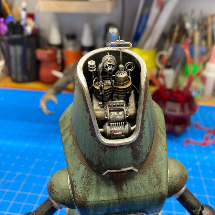 3D Print of Protectron head/arm remix by Greenebean0883