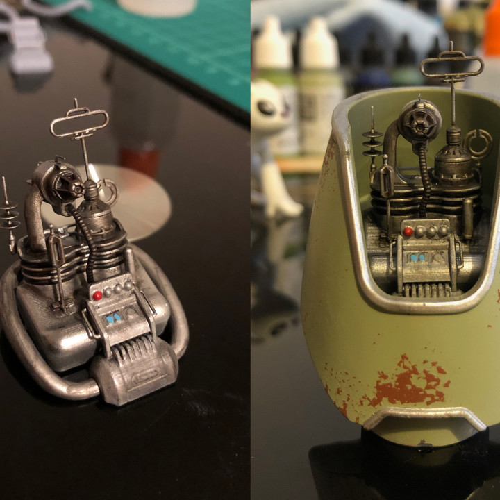 3D Printable Protectron head/arm remix by Matt Rigg