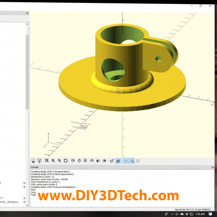 3D Printable Ryobi Trimmer Router Base! by Mr. DIY3DTech.com